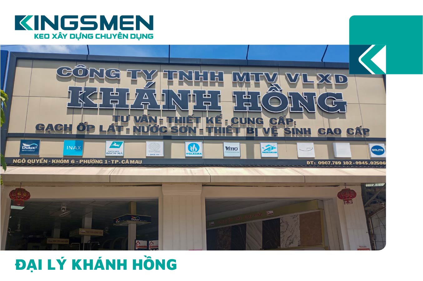 Keo ron gạch Kingsmen - Khánh Hồng - Kingsmen